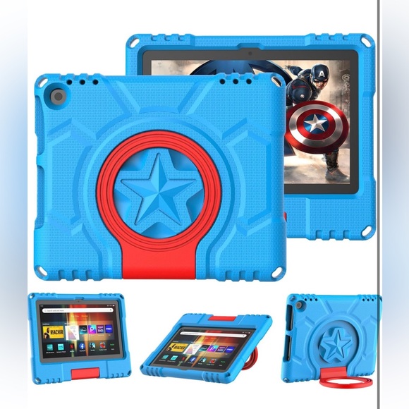 Tablets & Accessories | Fire Hd 8 Tablet Case Blue | Poshmark